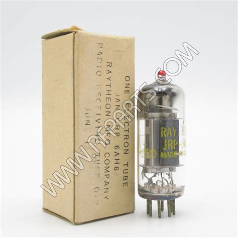 6ah6 Raytheon Sharp Cut Off Rf Pentode Tube Mfr Raytheon New Old Stock No Longer Available