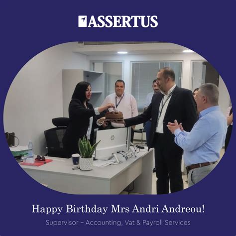 Happy Birthday To Andri Andreou From Assertus Limited