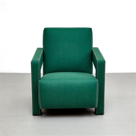 Gerrit Thomas Rietveld Utrech Armchair By Cassina For Sale At 1stdibs