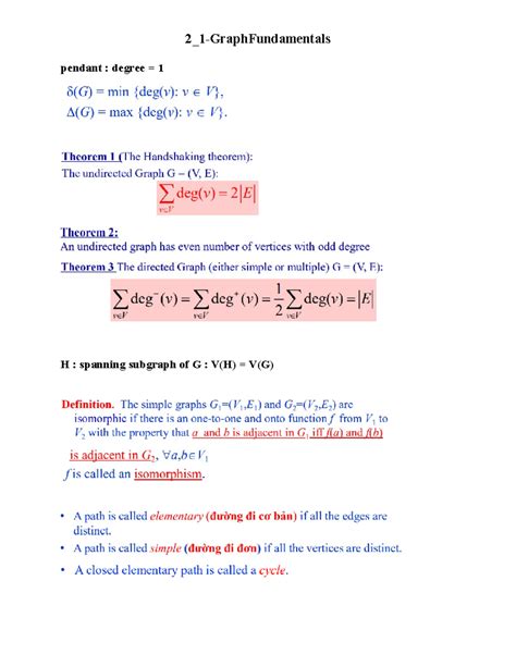 2 1 Discrete Math Pendant Degree 1 H Spanning Subgraph