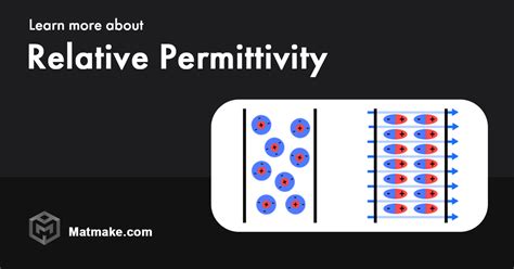 Permittivity And Relative Permittivity Rmatmake