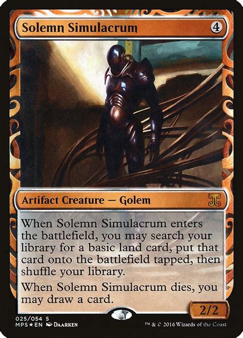Mtg Solemn Simulacrum Foundations