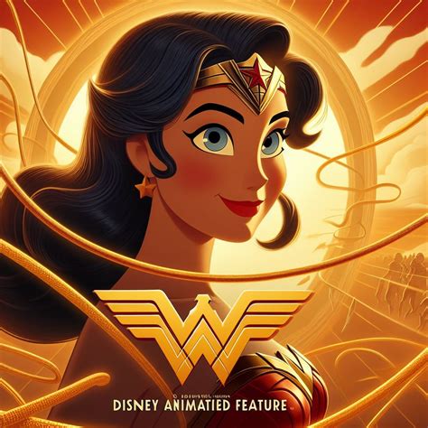 Disney Animated Feature Wonder Woman By Disneydark On Deviantart