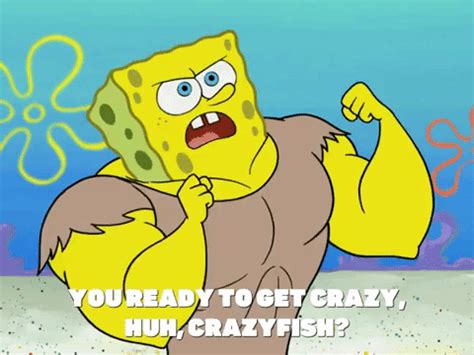 Spongebob Flexing 