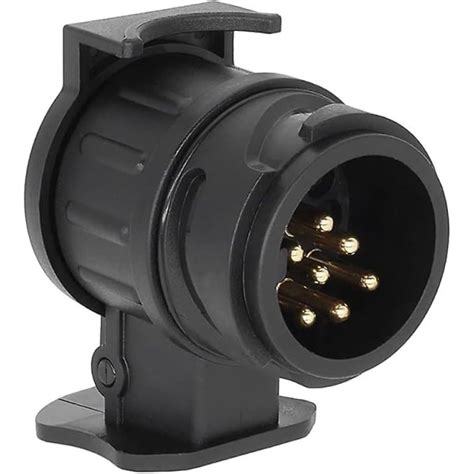 2024 13 Till 7 Stifts Plugg Släpadapter Vattentät Släpvagnsadapter För Bil Och Släpkontakt