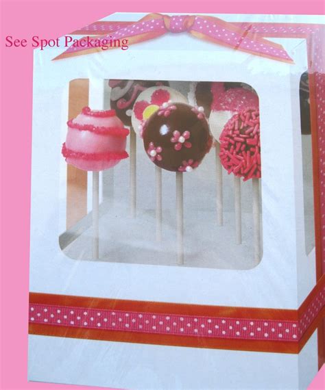 Packaging For Cakepops Cake Pop Boxes Cake Packaging Cake Pops