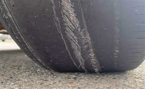 Metal Threads Sticking Out Of Tire How Long Can You Drive