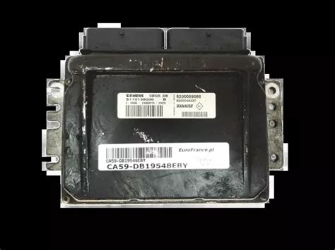 Calculateur Ecu 8200059086 S110138000 B 8200044437 Sirius 32n Renault Eur 86 74 Picclick Fr