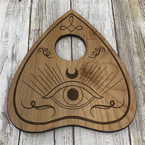 All Seeing Eye Ouija Board Planchette Candle Holder Laser Cut And