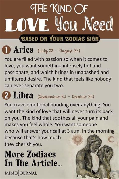 The Kind Of Love You Need Based On Your Zodiac Sign Artofit