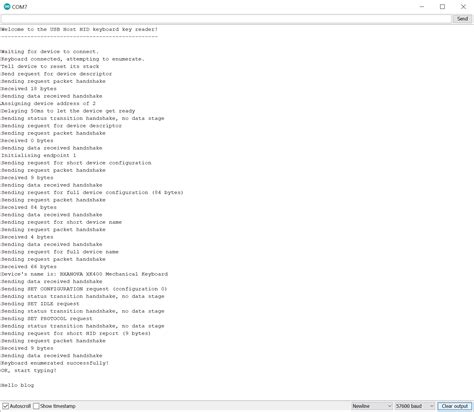 USB Host HID Keyboard PIC For The Hobbyist No Harmony No PLIB