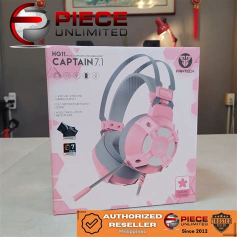 Fantech Hg11 Captain 7 1 Headset Sakura Edition Gaming Headset Rgb Piece Unlimited Store