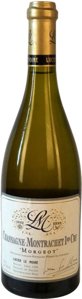 Вино Lucien Le Moine Chassagne Montrachet Premier Cru Morgeot Aoc 2008