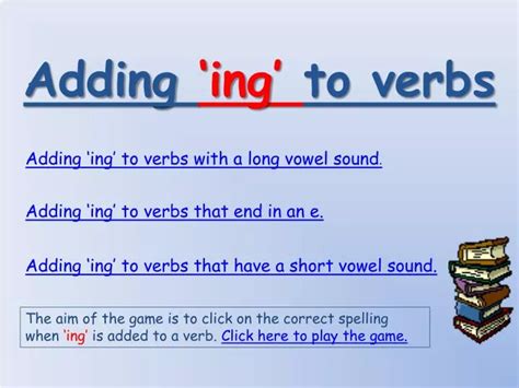 PPT Adding Ing To Verbs PowerPoint Presentation Free Download ID 1967598