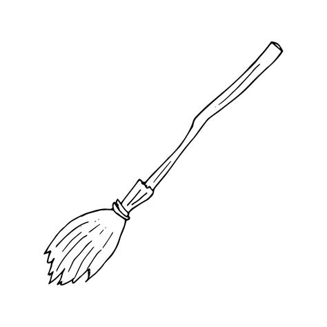 Broom Clipart Black And White