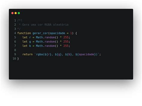 como gerar cores aleatórias no javascript wallace maxters