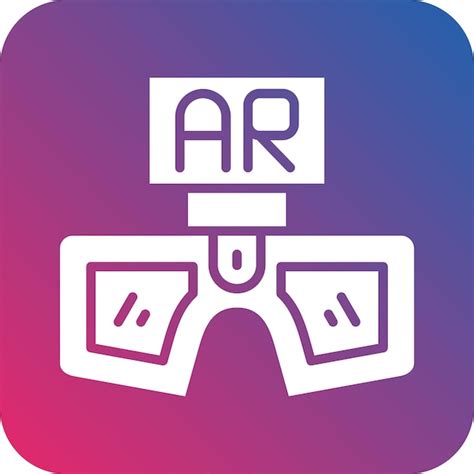 Premium Vector Ar Glasses Icon Style