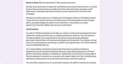 Laravel News On Linkedin Cometly Job Application Senior Software