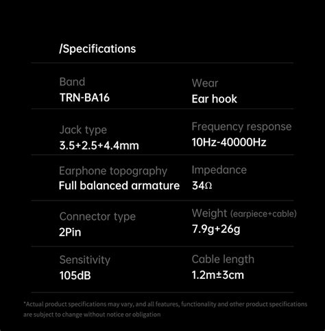 Trn Ba16 Flagship 16 Driver Balanced Armature In Ear Earphone — Hifigo
