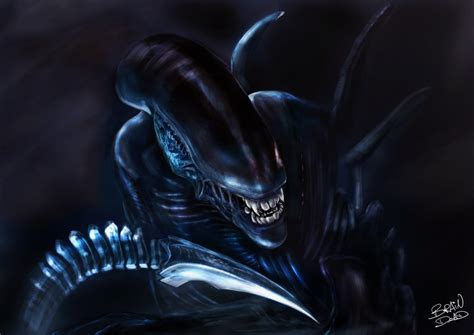 Alien Hr Giger Xenomorph Tribute By L3raindead On Deviantart