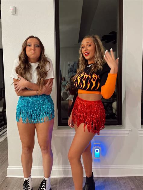 Fire And Ice Costume Pretty Halloween Costumes Halloween Costumes