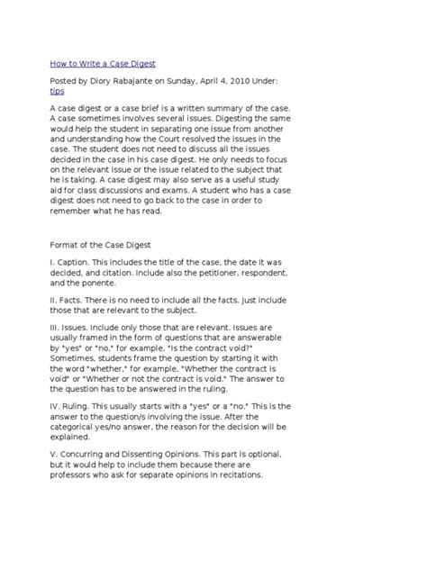 How To Write A Case Digest Marriage Lawsuit Free 30 Day Trial Scribd