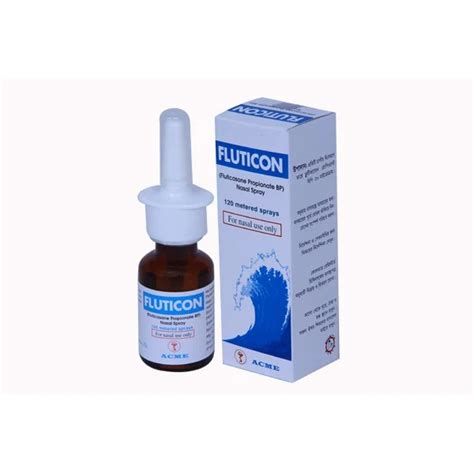 Fluticon 50 Mcg Spray Nasal Spray Fluticasone Propionate