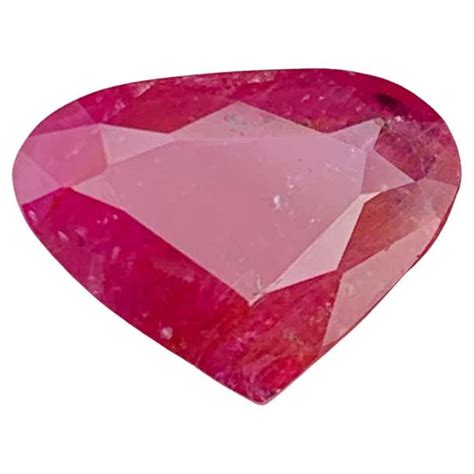 Pinkish Red Ruby 493 Ct Pear Cut Natural Loose Gemstone For Ring Or