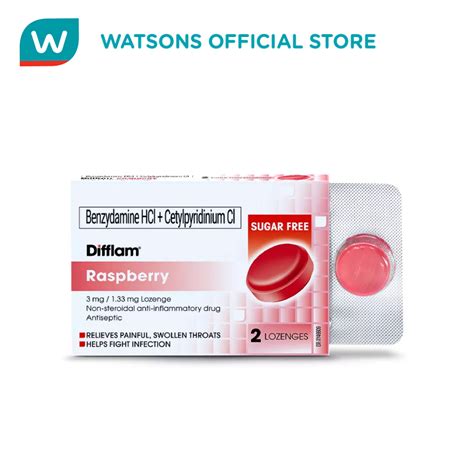 Difflam Raspberry Lozenge 2s Shopee Philippines