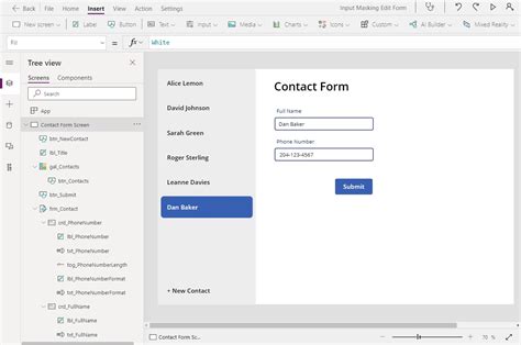 Power Apps Phone Number Formatting In A Form Input Mask