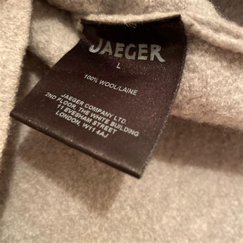 Jaeger 100 Wool Turtle Neck Sweatshirt Jumper With Depop