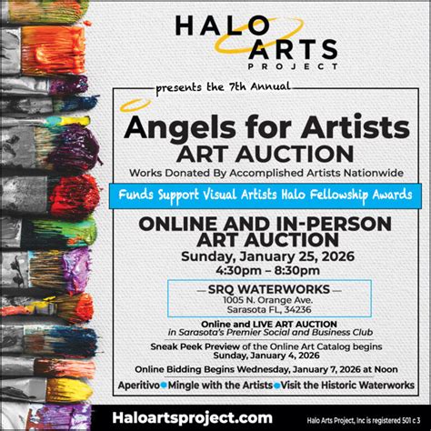 Angels For Artists Art Auction Sarasota Fl Call For Artists