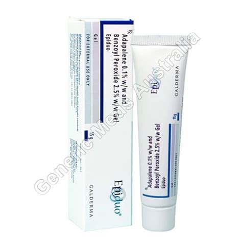 Epiduo Gel Adapalenebenzoyl Peroxide Uses Side Effects