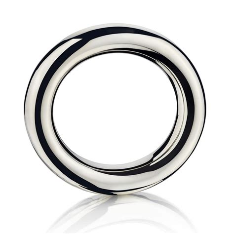 Tiffany And Co Sterling Silver Elsa Peretti Medium Doughnut Bangle Van