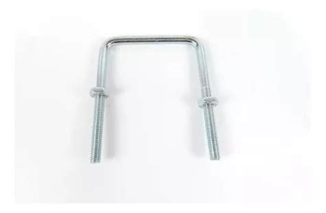 Abraçadeira Tipo U Quadrada 90x100mm M8x125 Em Aço Mercadolivre