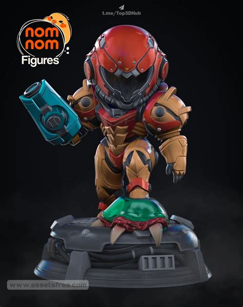 Chibi Samus Metroid 3d Print Model Free High Quality Models For