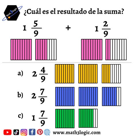 Suma Y Resta De Fracciones Mixtas Math3logic