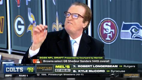 Mel Kiper Jr Has On Air Meltdown Over Nfl Teams Snubbing Shedeur Sanders