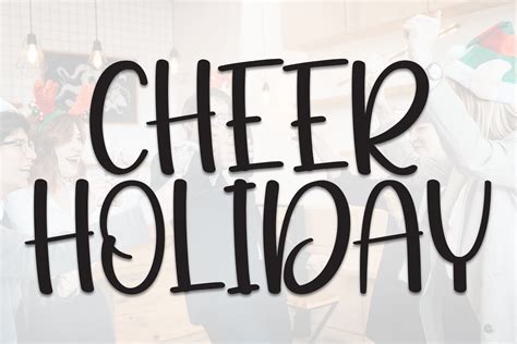 Cheer Holiday Font By William Jhordy · Creative Fabrica
