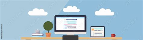 Virtual Desktops In The Cloud Illustrating Remote Access To A Personal Desktop Environment From