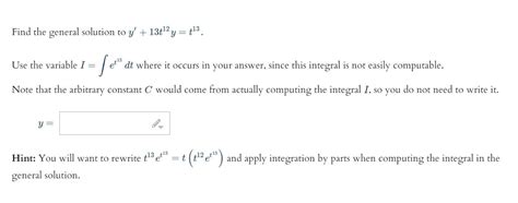 Diffeq Method Of Integrating Factors Homeworkhelp
