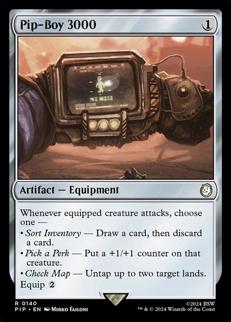Pip Boy 3000 · Fallout Pip 668 · Scryfall Magic The Gathering Search