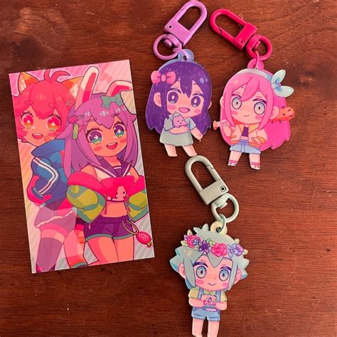 Omori Borderless Acrylic Charm Etsy Uk