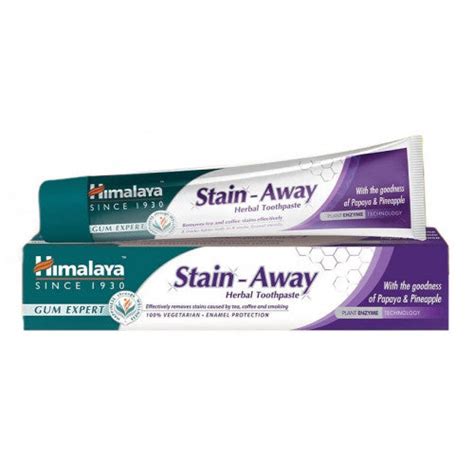 Himalaya Stain Away Toothpaste 75 Ml Miss Lamonique