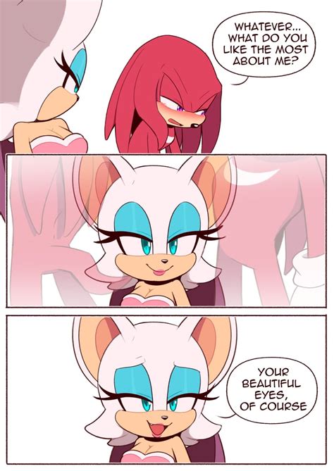 Rouge The Bat And Knuckles The Echidna Sonic Drawn By Toonsite Danbooru