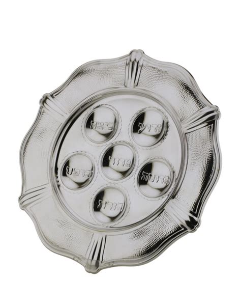 Unique Seder Plates Made By Silver Hadad Bros