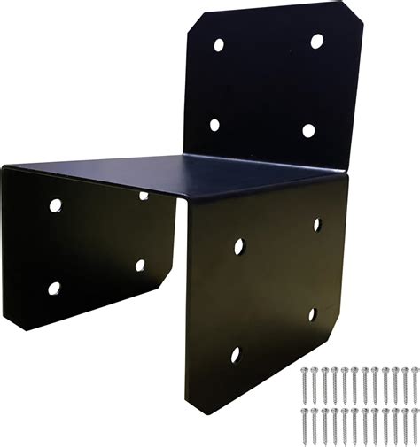 Gintison 4x4 Brackets For Wood Posts Black Diy Joist