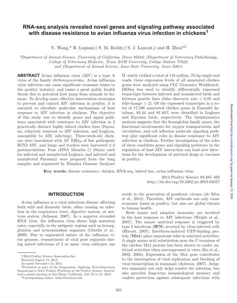 Pdf Rna Seq Analysis Revealed Novel Genes And Signaling Pathway Associated With Disease