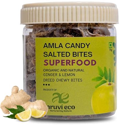 Buy Organic Dried Amla Candy Chatpata Amla Ginger And Lemon Online From
