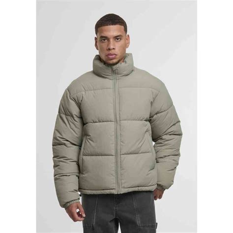 Urban Classics Urban Classics Crinkle Puffer Jacket Olive Green A